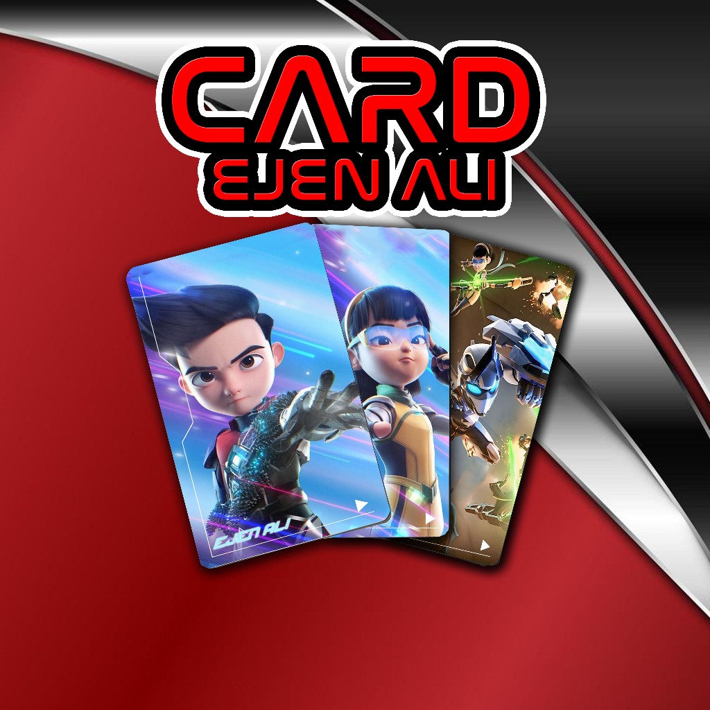 Jual CARD PVC KARAKTER EJEN ALI MOVIE 2 PVC PREMIUM QUALITY | Shopee ...