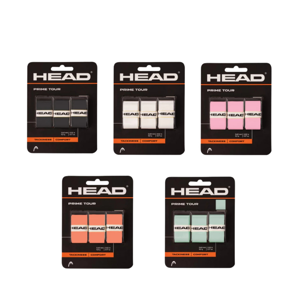 Jual HEAD Overgrip Prime Tour 3 Pcs - Grip Tennis (Multicolor) | Shopee ...