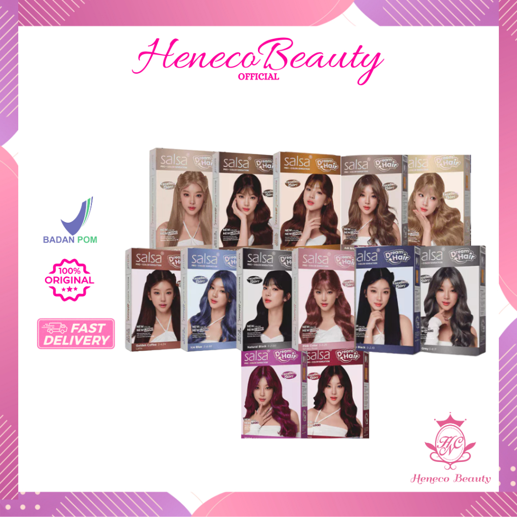 Jual SALSA Hair Color Dream Hair 60ml - Cat Rambut Permanen Praktis ...