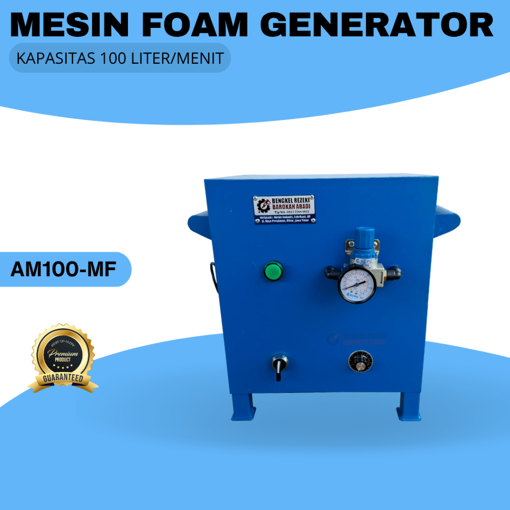 Jual Mesin Foam Generator Pembuat Busa Pada Bata Ringan Kapasitas 100 ...