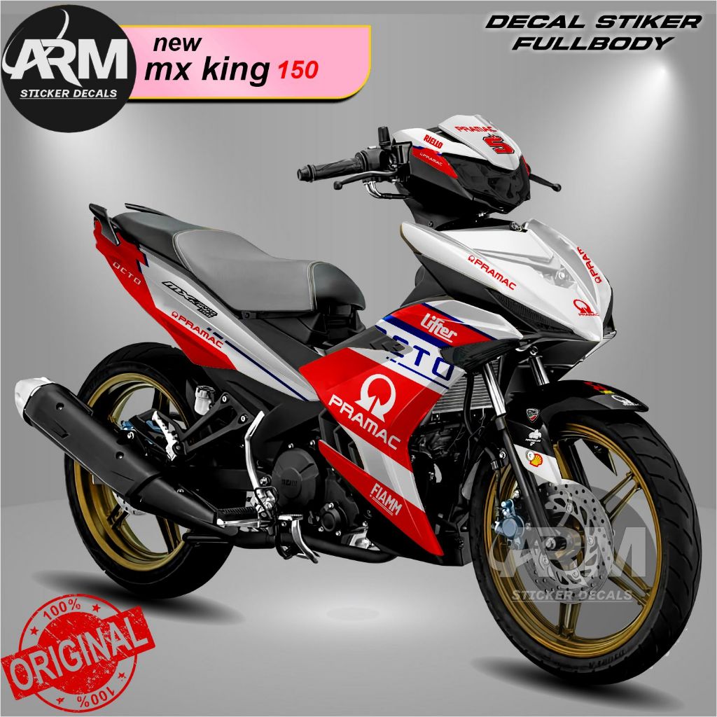 Jual ARM Decal Stiker Full Body New Mx King 150 Variasi Octo Pramax ...