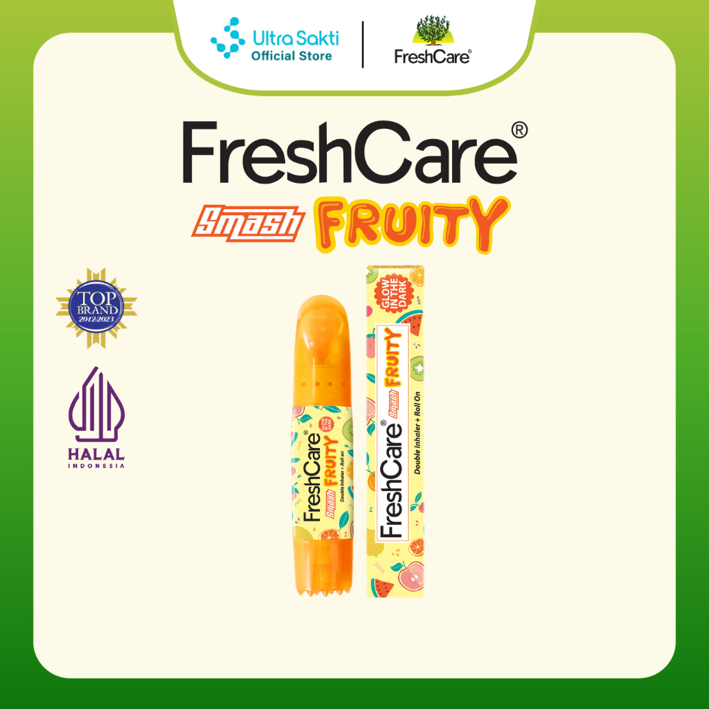 Jual FreshCare Smash Fruity - Double Inhaler+Kerokan+Roll On+Pijat dan ...