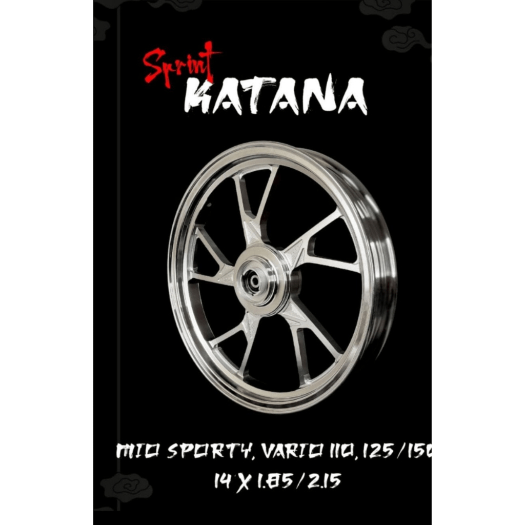 Jual Vrossi Velg Venom Sprint KATANA 185/215x14 Mio Sporty Vario110/125 ...