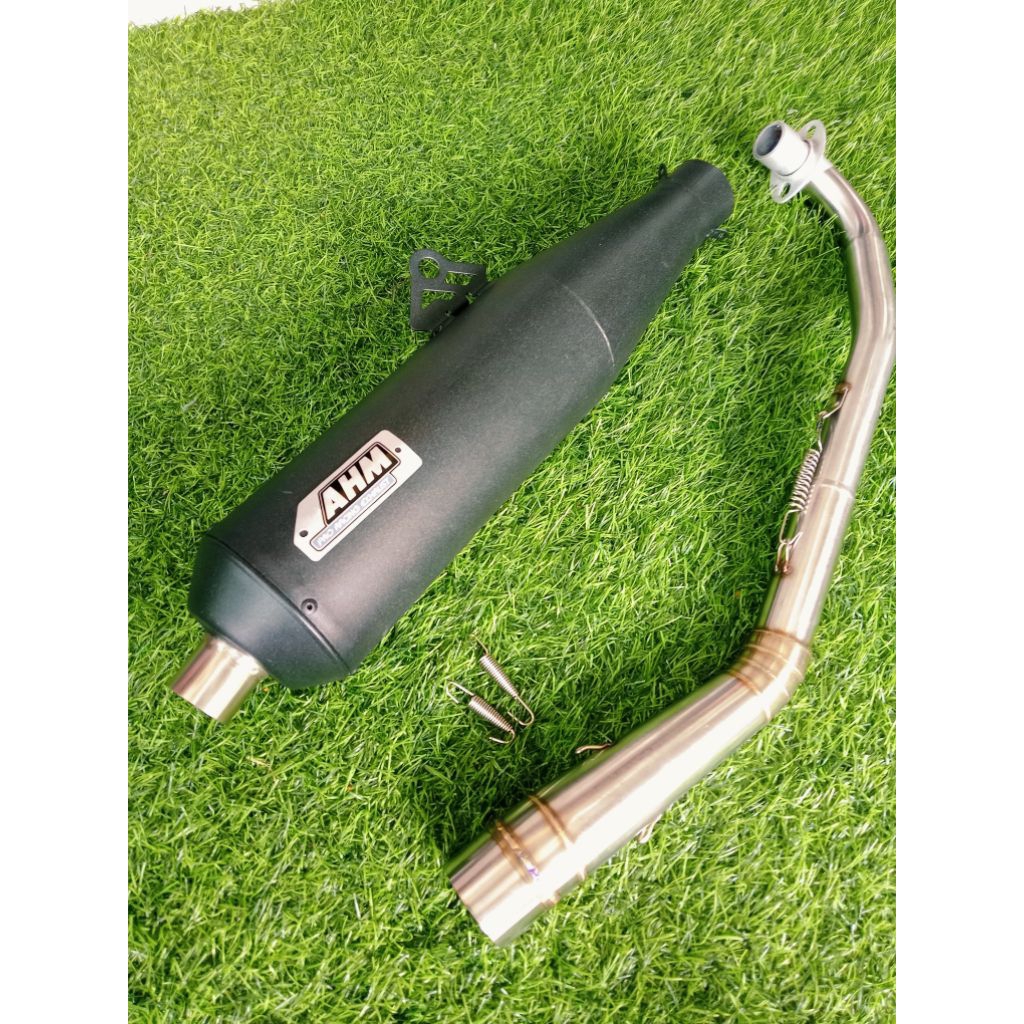 Jual AHM Pipe 51mm canister conical open specs exhaust pipe for Wave ...