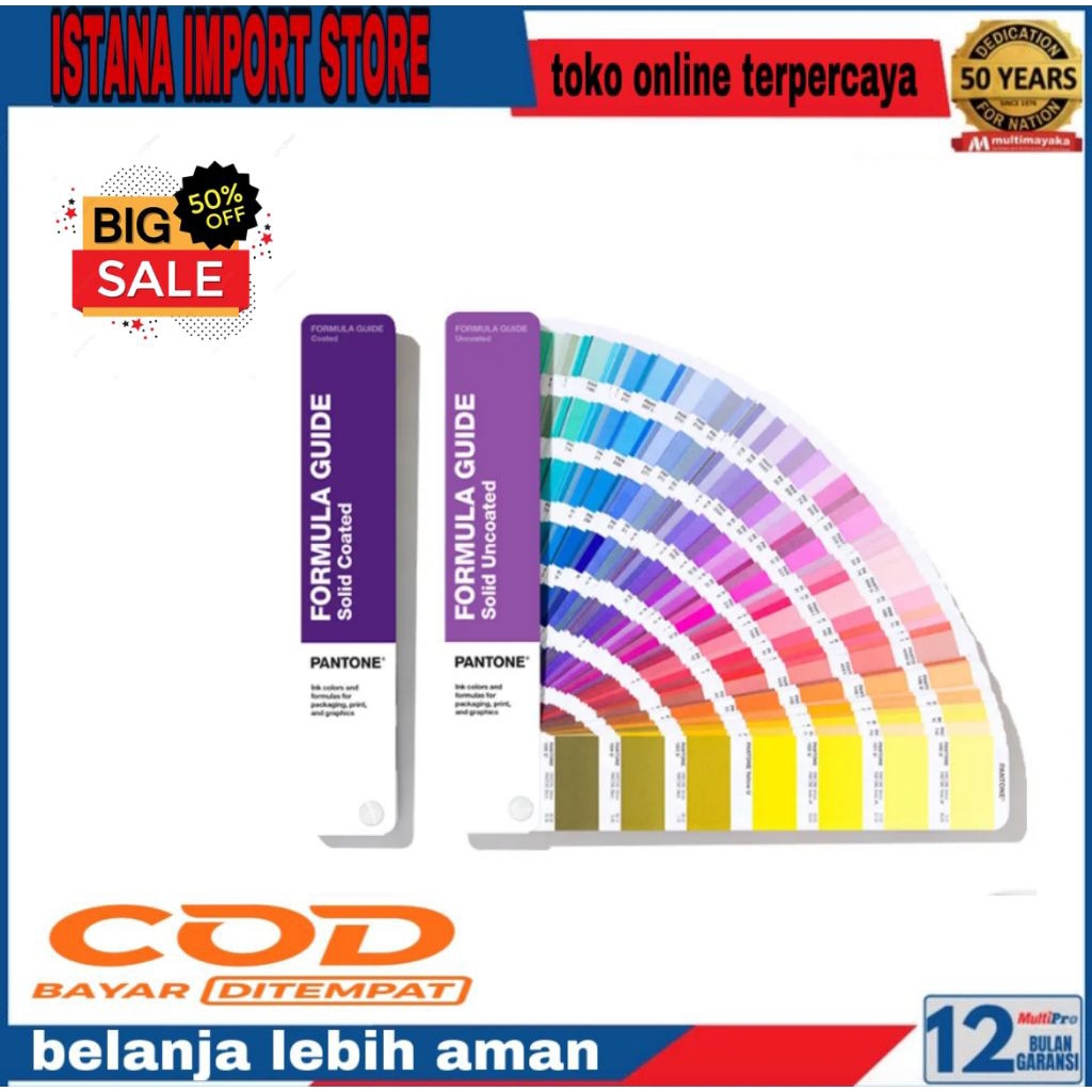 Jual PANTONE Color Guide Card International Standard Matte Warna ...