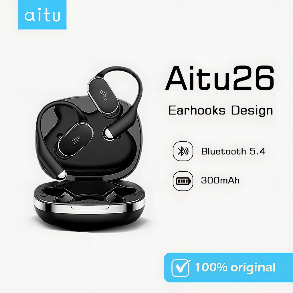 Jual Aitu 26 Bone Conduction Earphone Bluetooth Nirkabel TWS Air Tulang ...