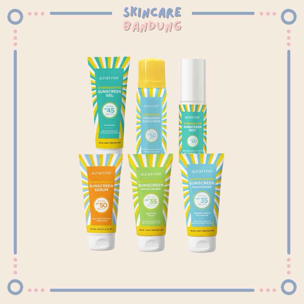 Jual Azarine Hydrasoothe Sunscreen Gel SS SPF45 PA++++ 50ml / 50 ML ...