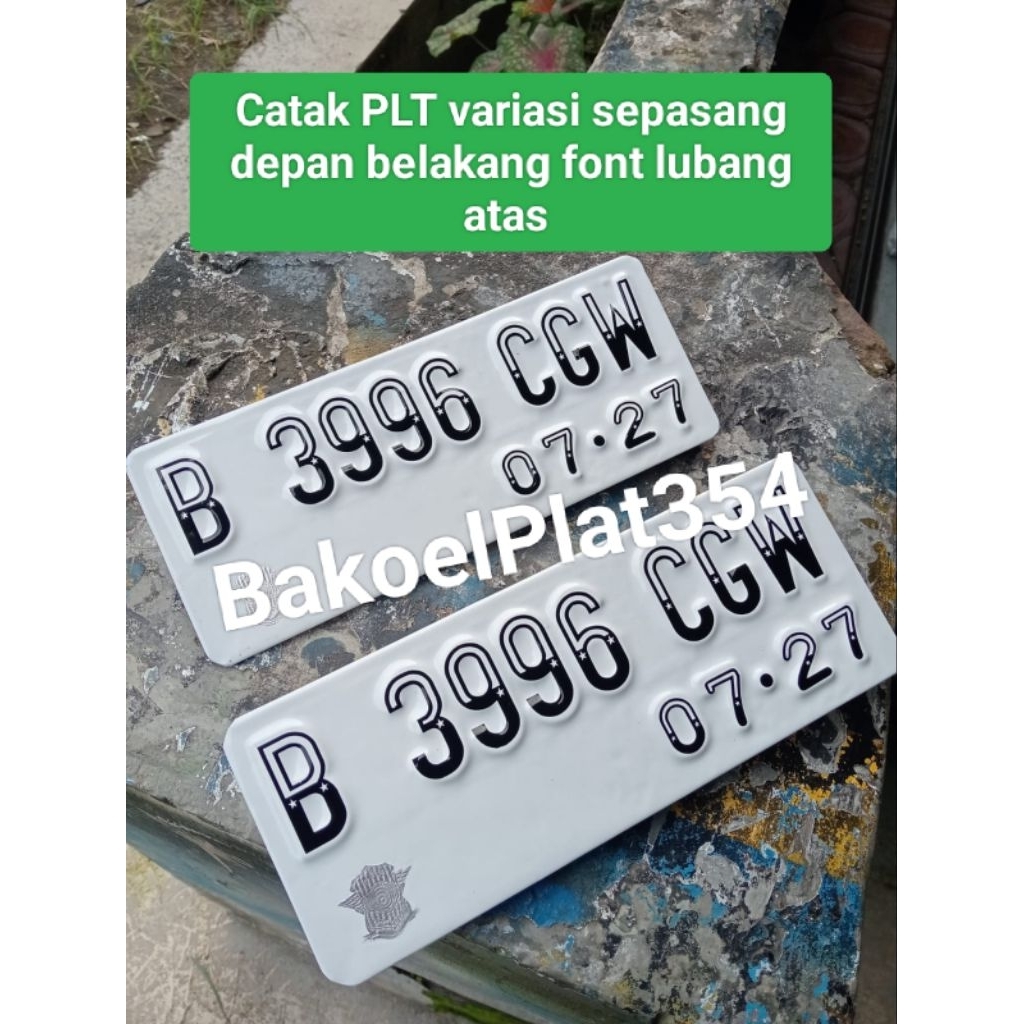 Jual CETAK PLT baut tanam sepasang font cantik | Shopee Indonesia