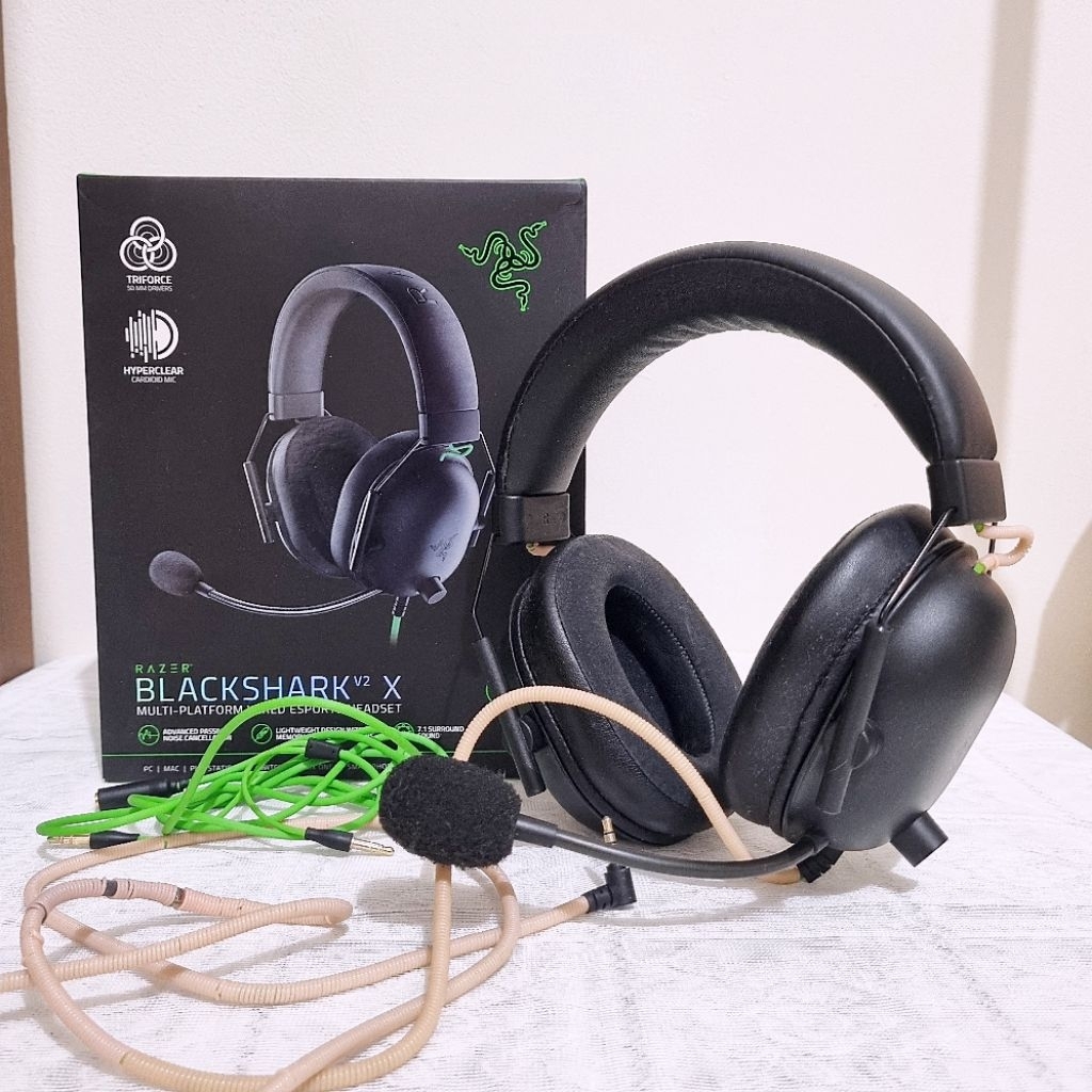 Jual Razer Blackshark V2x Headphone Headset Gaming | Shopee Indonesia