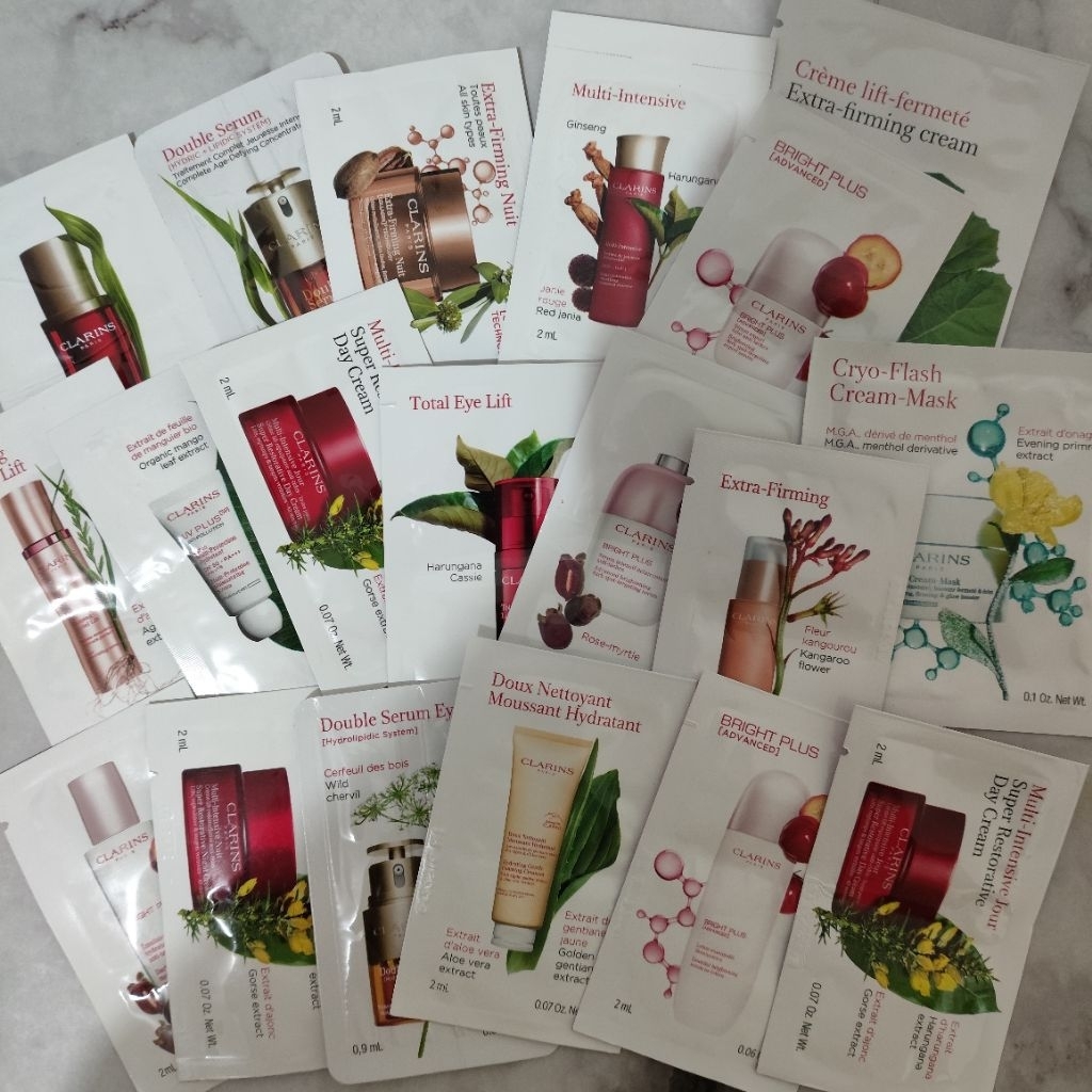 Jual Clarins Sample (TIDAK UNTUK DIJUAL) | Shopee Indonesia