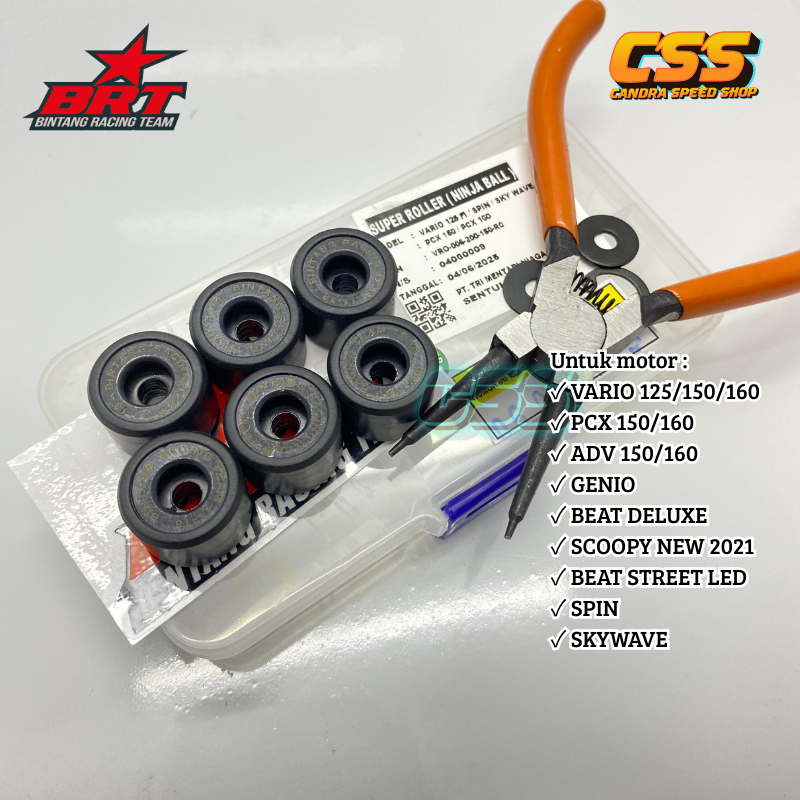 Jual ROLLER RACING NINJA BALL BRT HONDA VARIO 125 150 FI PCX ADV 150 ...
