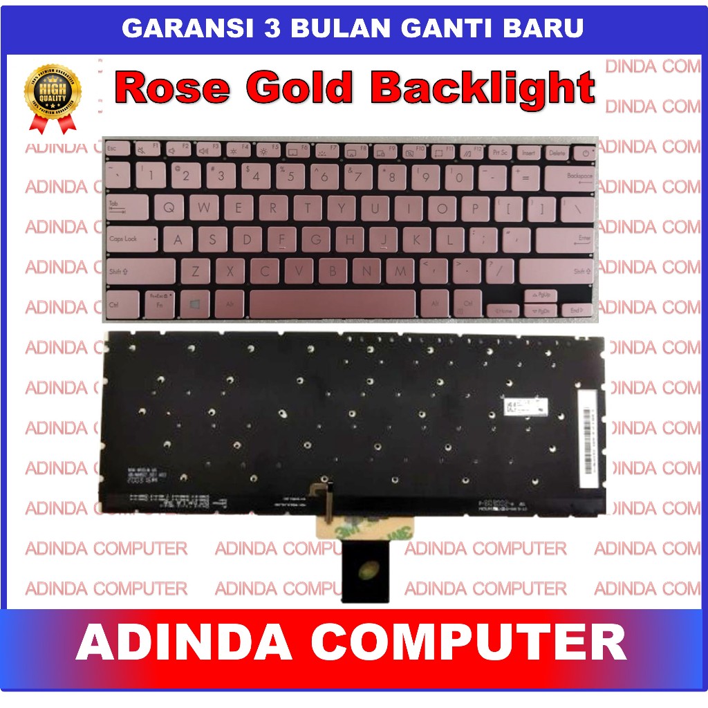 Jual Keyboard Asus E210 X321 X321EA X321JA X321JP X321JQ Rose Gold ...