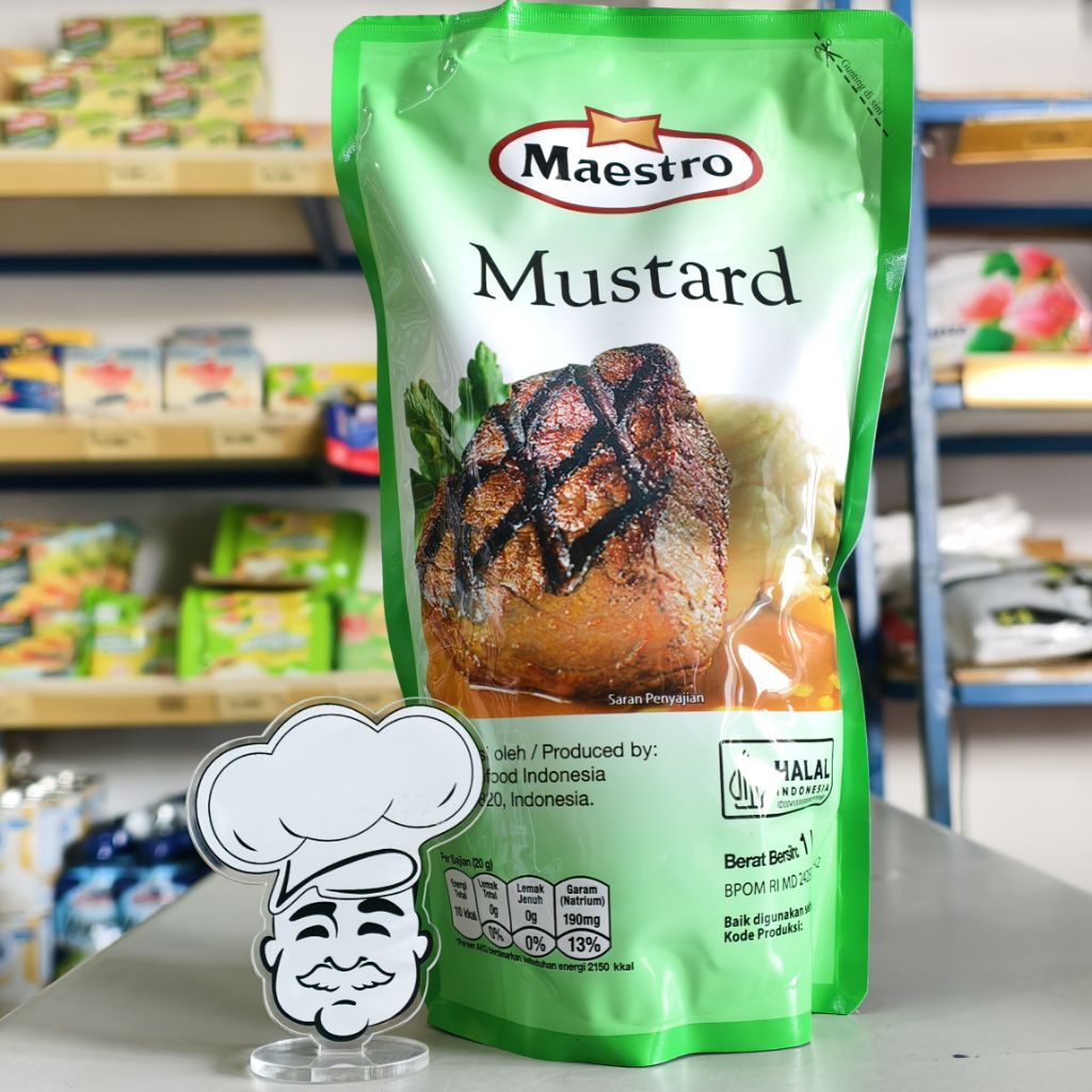 Jual Maestro Mustard 1Kg / Saus Mustard Maestro 1Kg | Shopee Indonesia