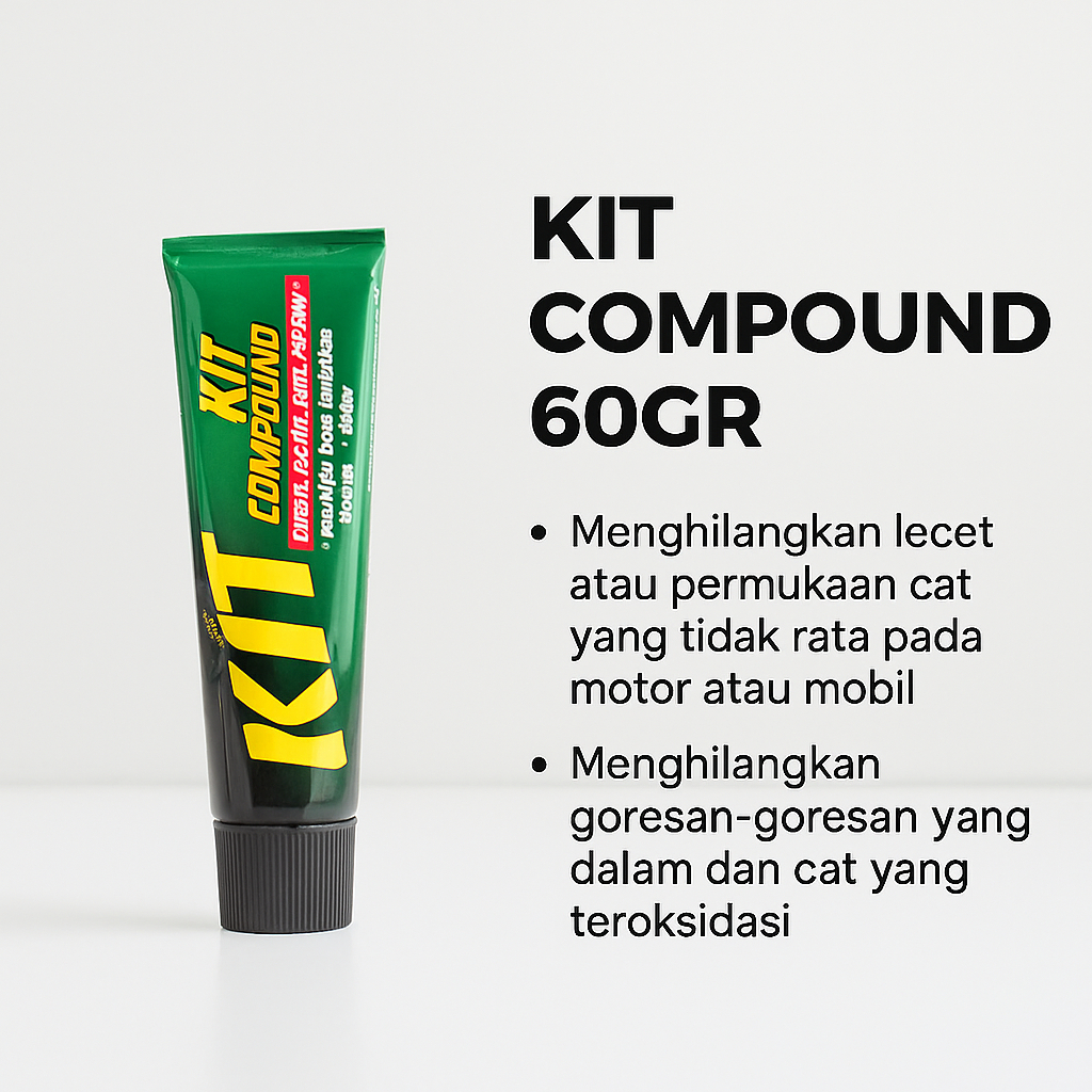 Jual KIT Rubbing Compound Heavy Duty Polish / Kompon Cat 60gr | Shopee ...