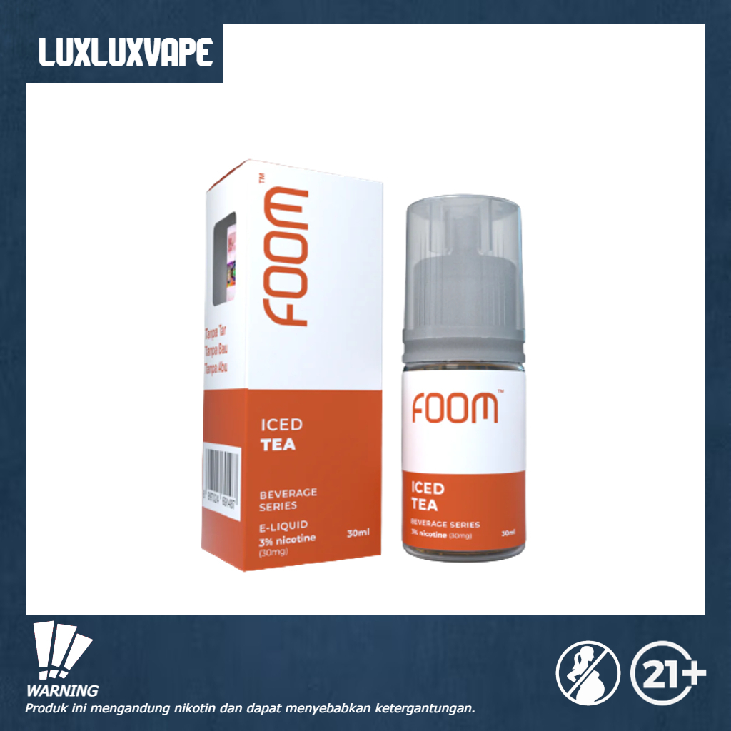 Jual Liquid Foom Iced Tea Salt 30ml Authentic by Foom Lab | Shopee ...