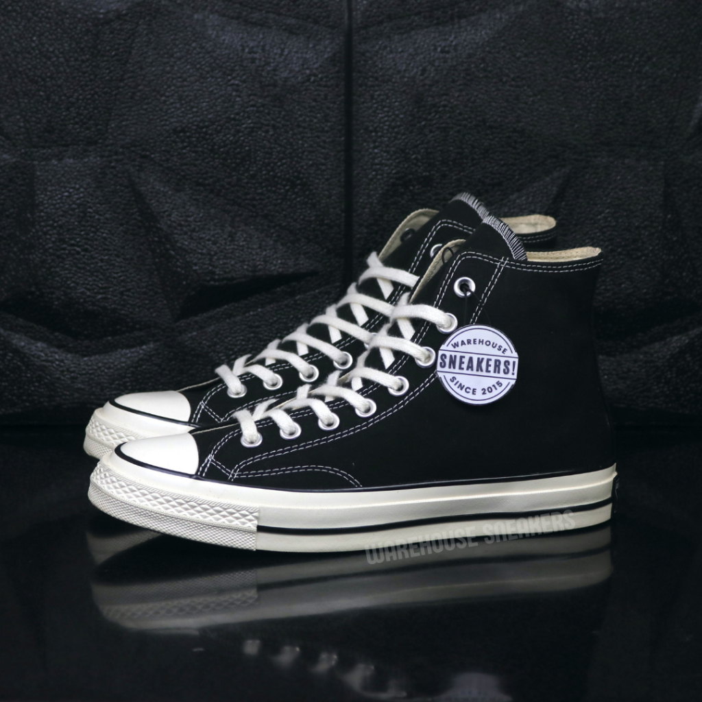 Jual Converse 70s Chuck Taylor High Black White / Sepatu Konvers ...