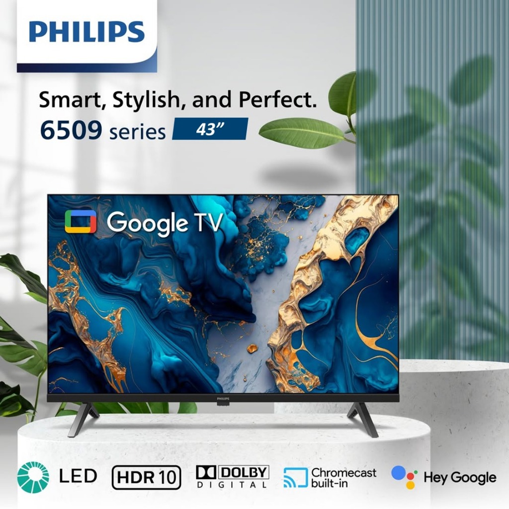 Jual PHILIPS LED TV 43PFT6509/70 Smart Google TV 43 Inch | Shopee Indonesia