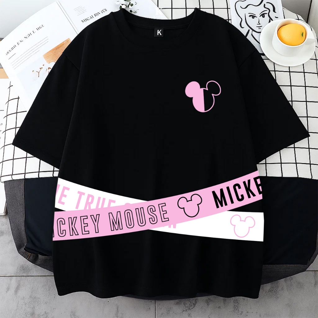 Jual Kioteeshop | Kaos Oversize Lengan Pendek Motif Kekinian Korean ...