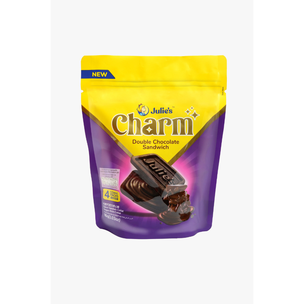 Jual Julie's Charm Double Chocolate 86 gr | Shopee Indonesia