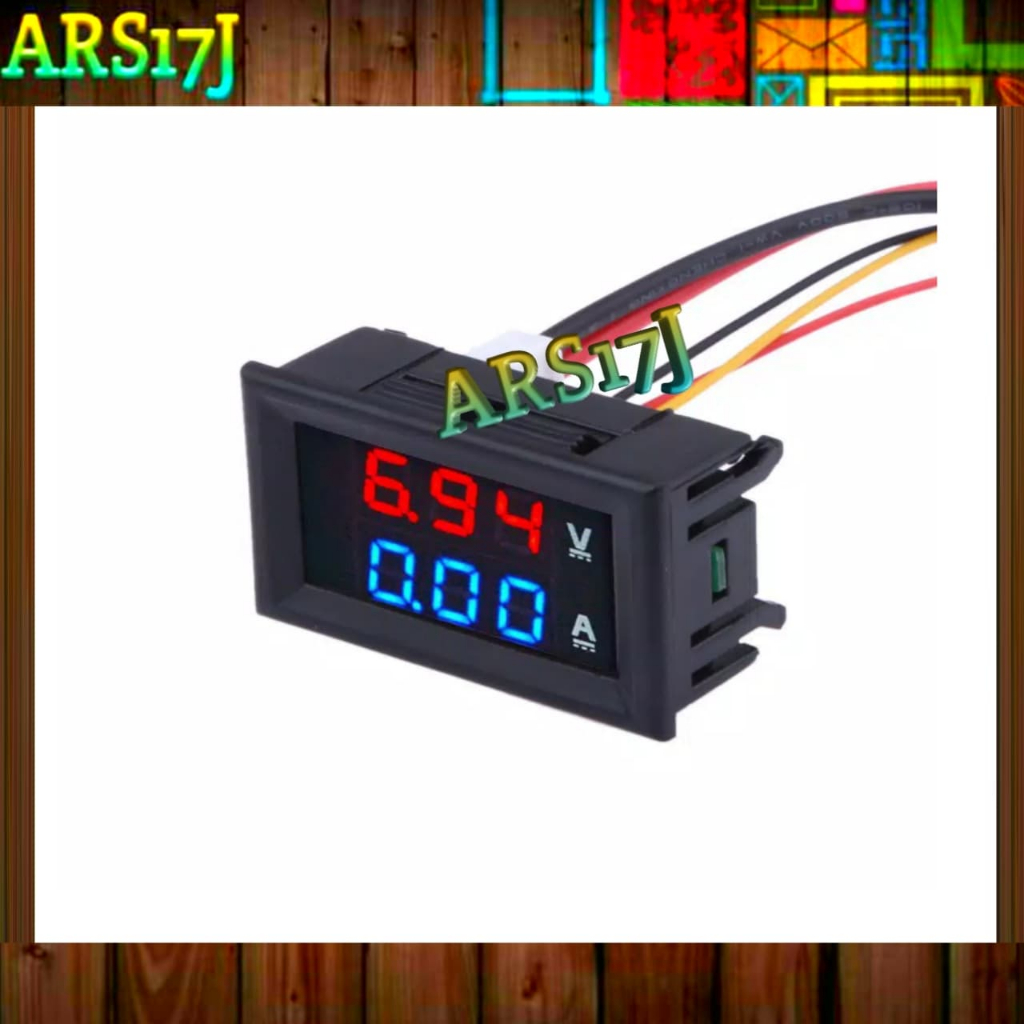 Jual voltmeter led digital DC 100v 10A | Shopee Indonesia
