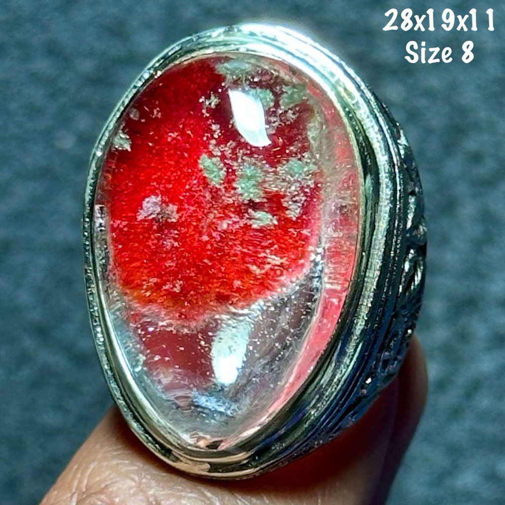 Jual Cincin Batu Akik Natural Kecubung Karang (asli alam) | Shopee ...