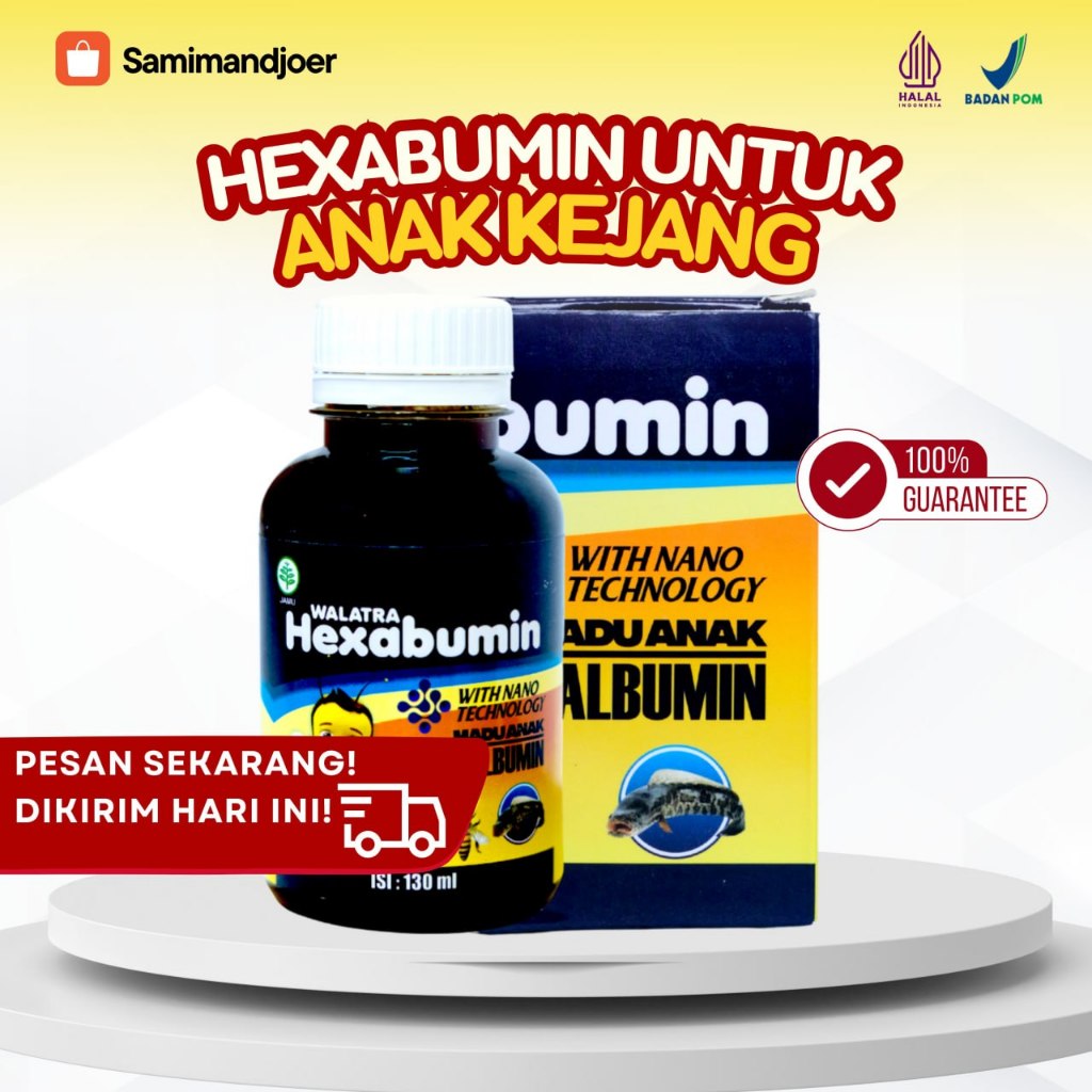 Jual HEXABUMIN Vitamin Asli 100% Obat Untuk Atasi Kejang Atau Step Pada ...