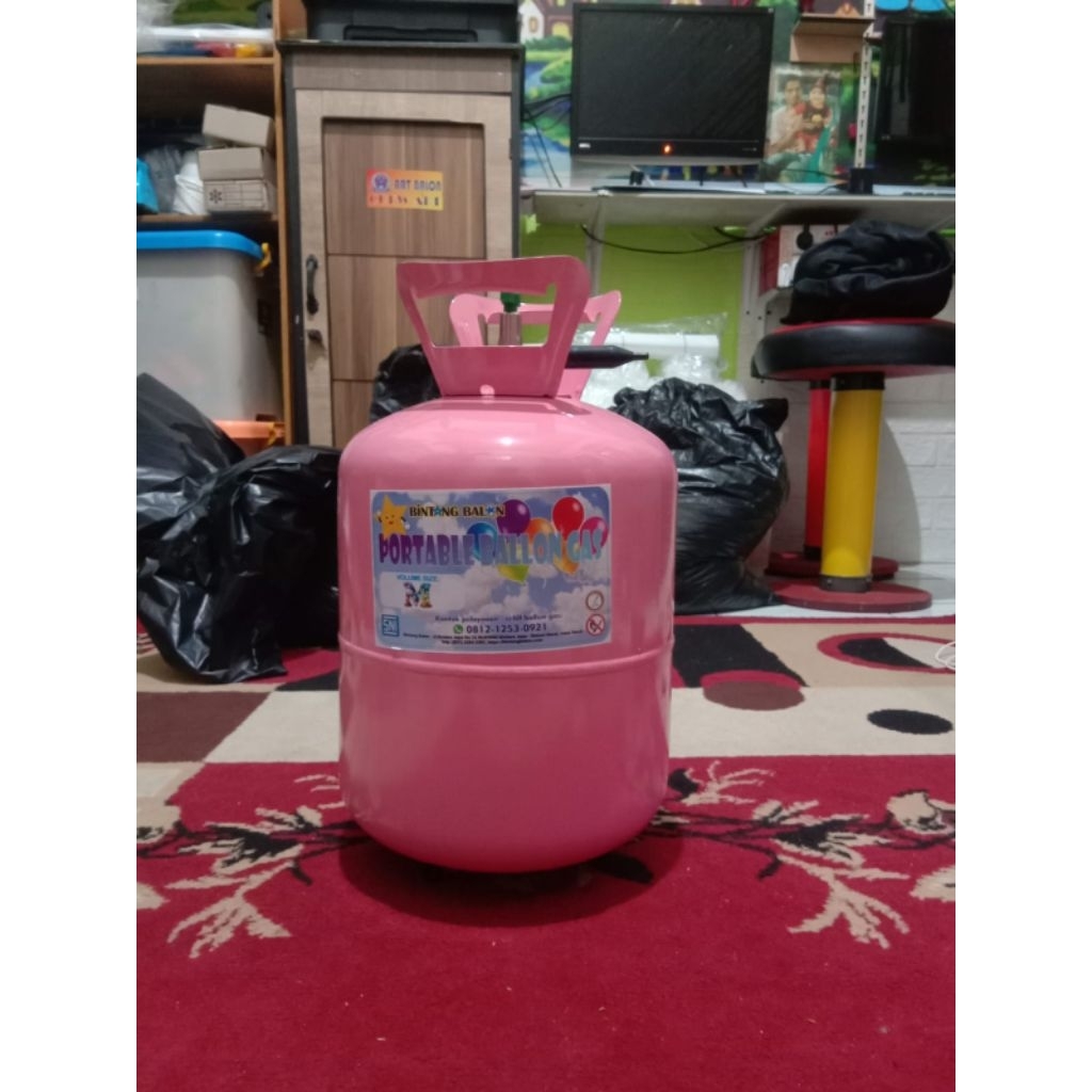 Jual TABUNG GAS BALON HELIUM PORTABEL MURNI SIZE S | Shopee Indonesia