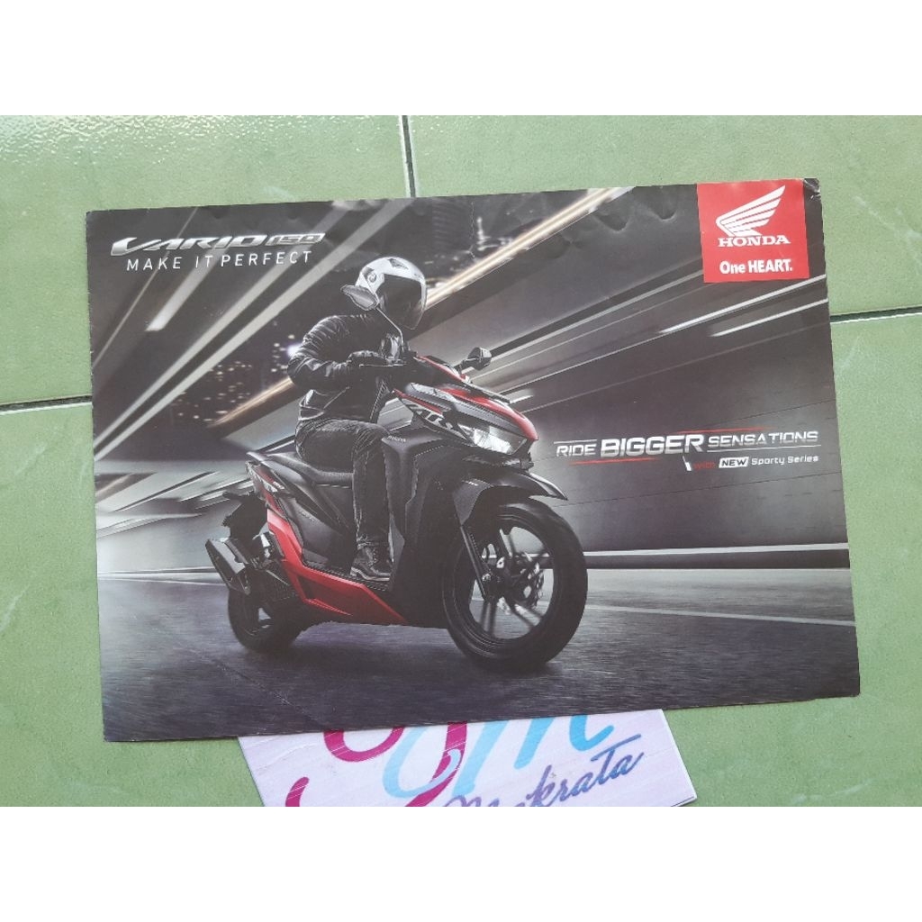 Jual brosur iklan motor Honda VARIO 150 | Shopee Indonesia