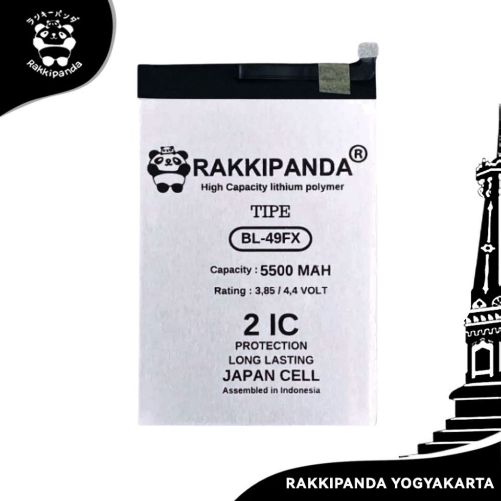 Jual Baterai RakkiPanda Battery BL-49FX HOT 8 ( X650 ) / HOT 9 ( X655 ...