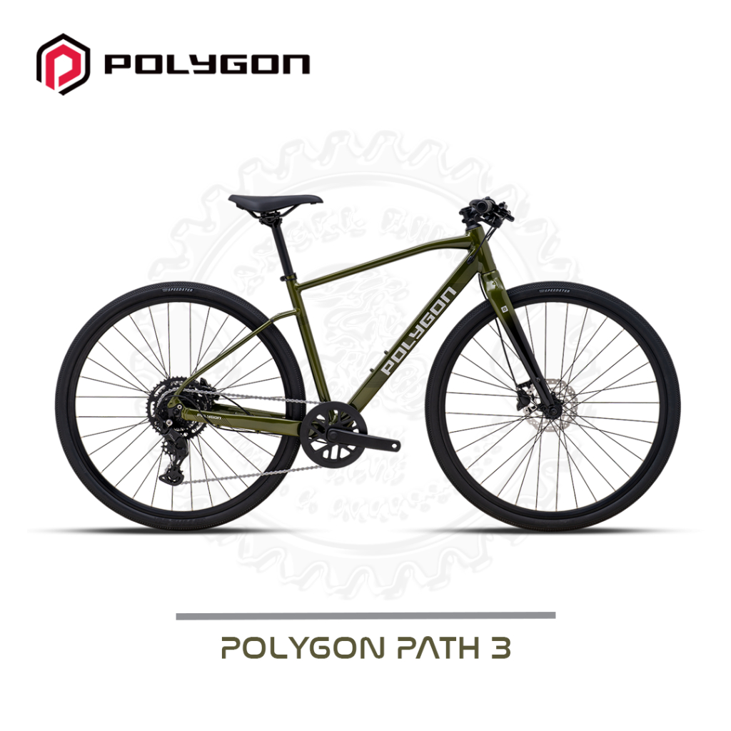 Jual Sepeda Polygon Hybrid Urban PATH 3 Green 1 X 9 700c | Shopee Indonesia