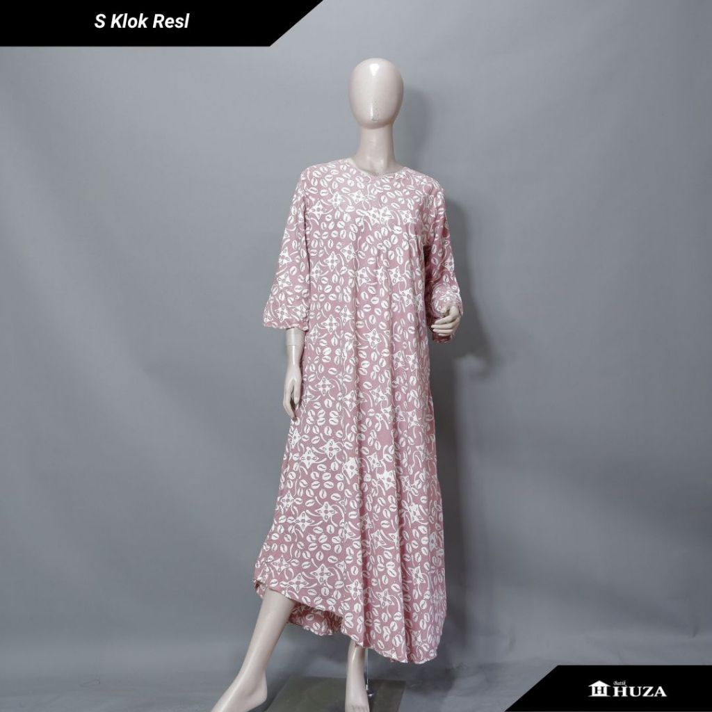 Jual Batik Huza Daster BUSUI Daster Panjang Sedress Klok Resl | Shopee ...