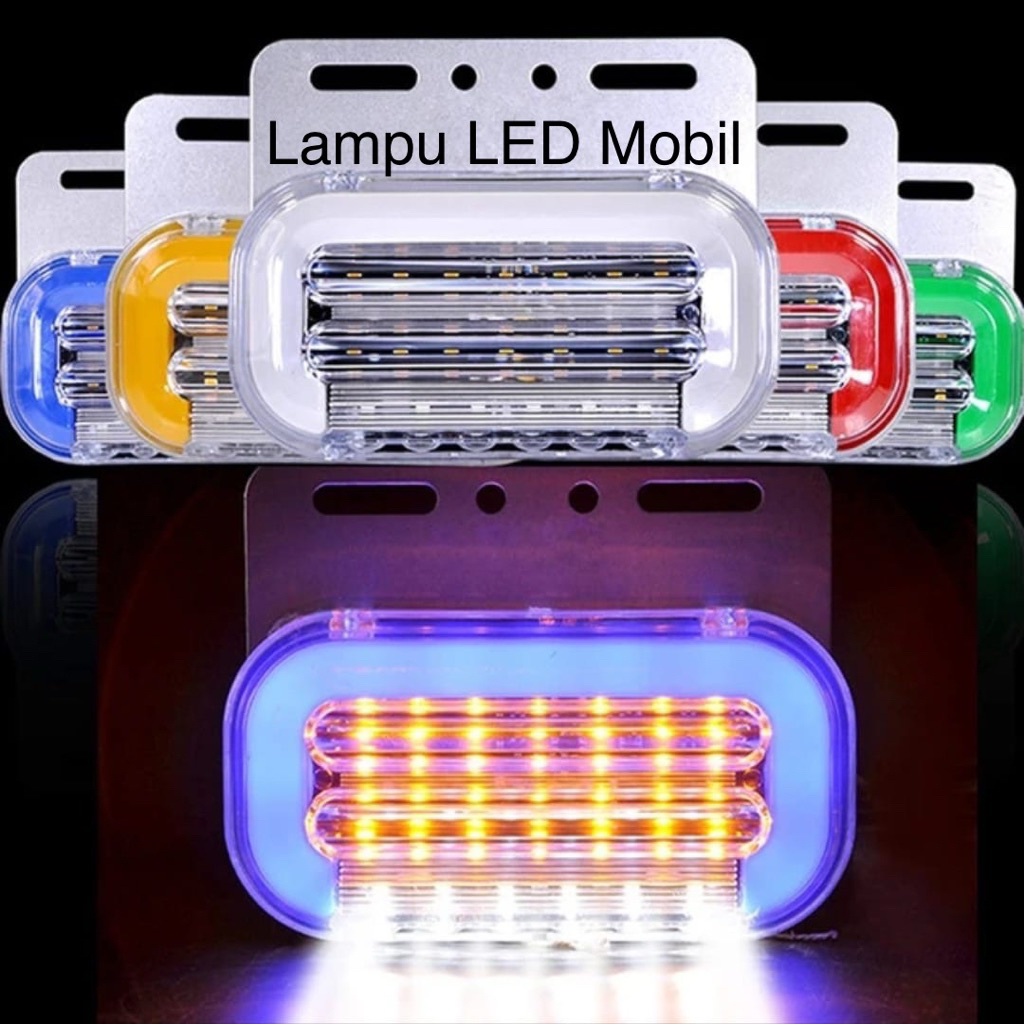 Jual Lampu bak samping truck 24volt tipe 019 sein running | Shopee Indonesia