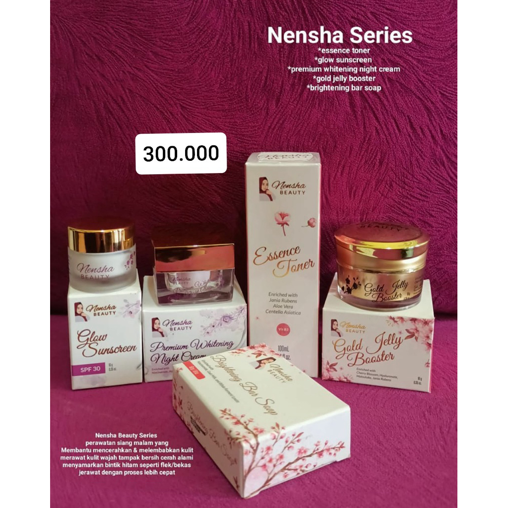 Jual NENSHA BEAUTY Paket SERIES | Shopee Indonesia