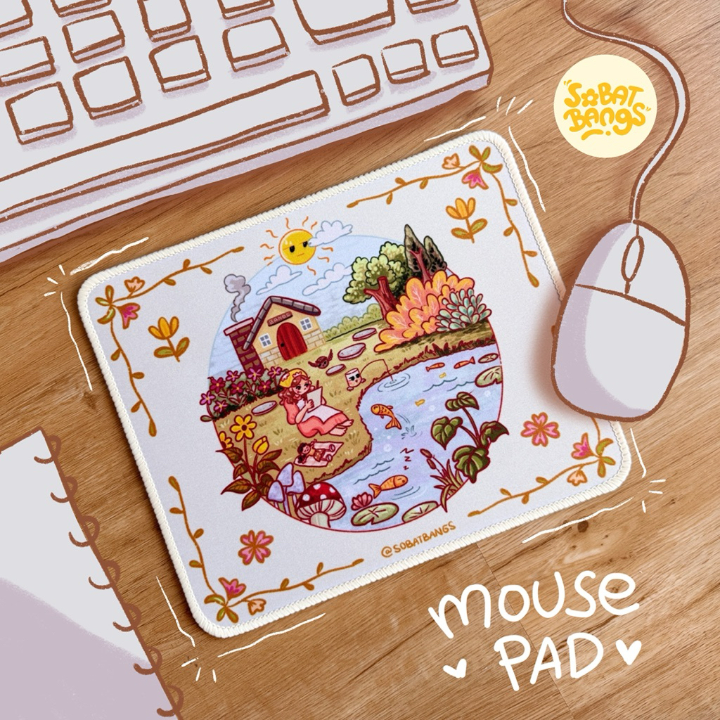 Jual NDESO MOUSE PAD Rectangle Persegi Panjang / Alas Mouse / Tatakan ...