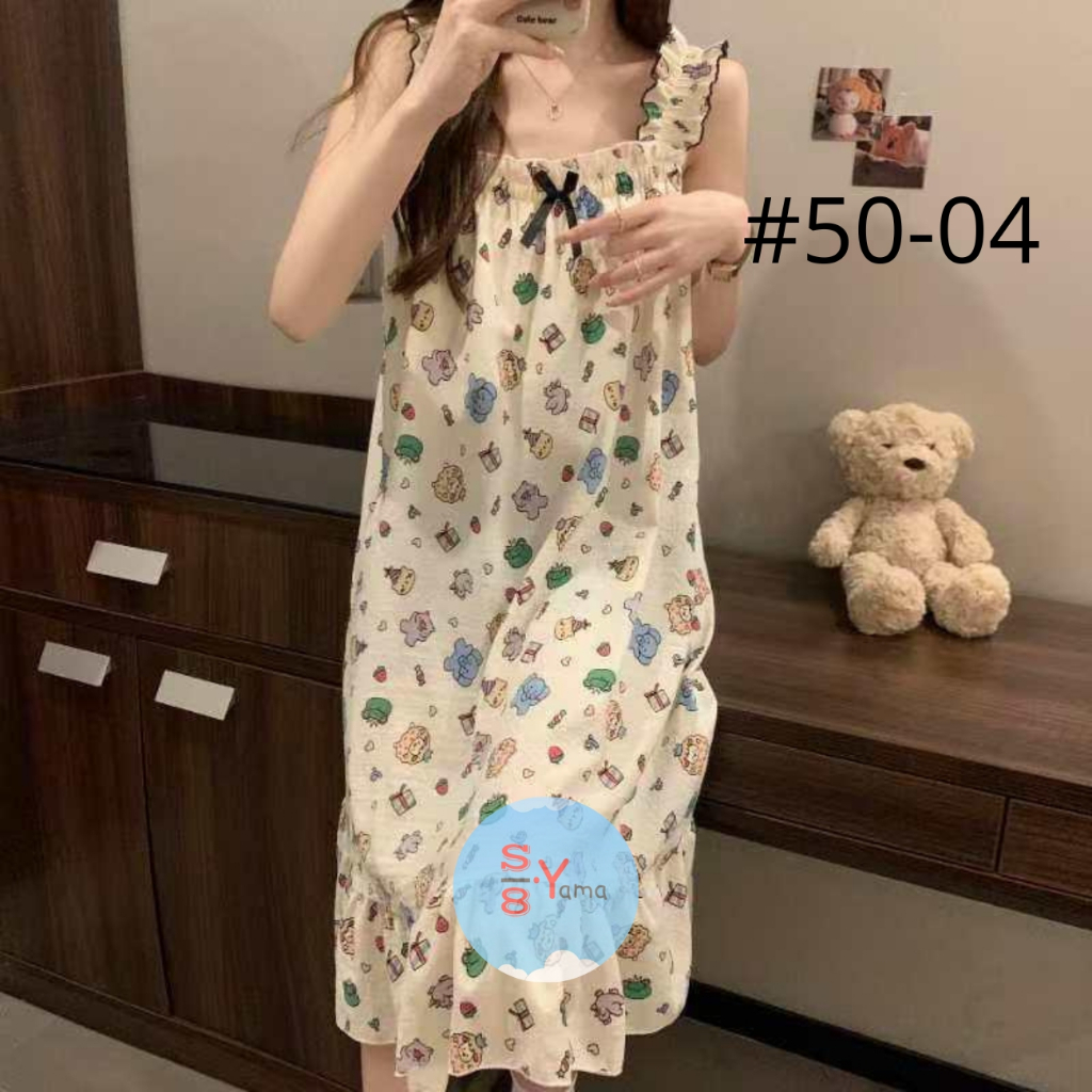 Jual SooYama Baju Piyama Daster / Dress Quality Import | Shopee Indonesia