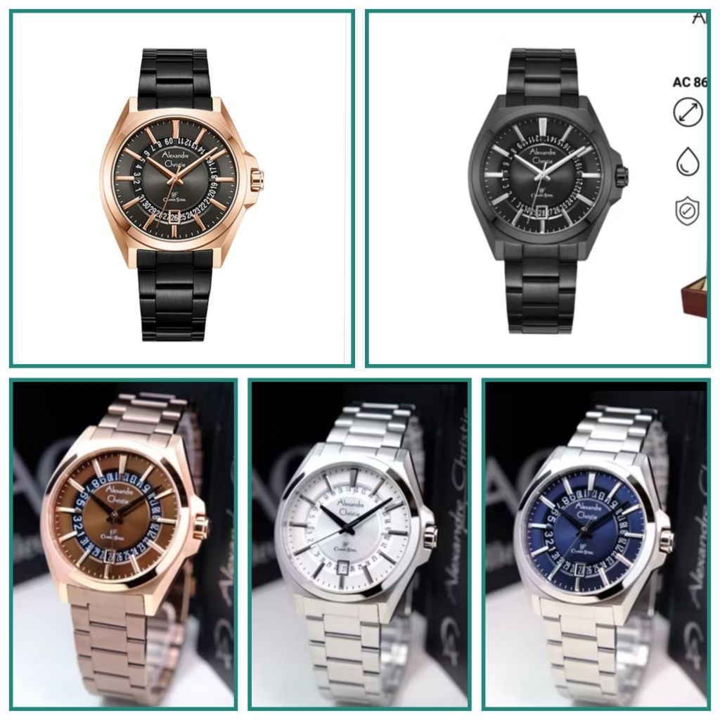 Jual AC 8688 ALEXANDRE CHRISTIE PRIA AC 8688 / AC 8673 JAM TANGAN PRIA ...