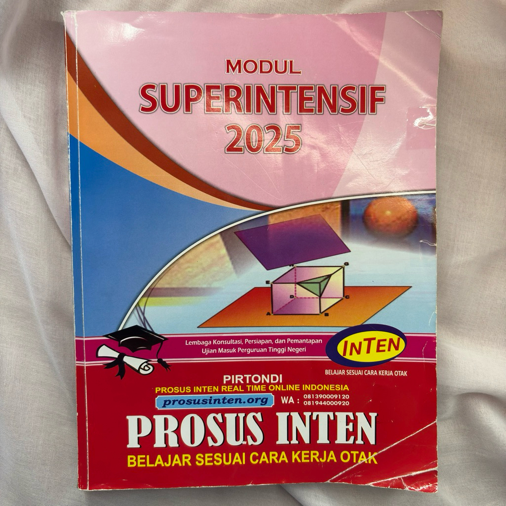 Jual (PRELOVED) Modul Inten Superintensif UTBK-SNBT 2025 (PU, PPU, PBM, PK, LBI, LBE, PM ...