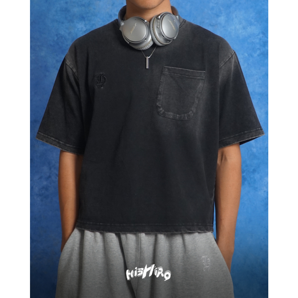 Jual Hishiro Everyday Faded T Shirt | Kaos Boxy Vintage Lengan Pendek ...