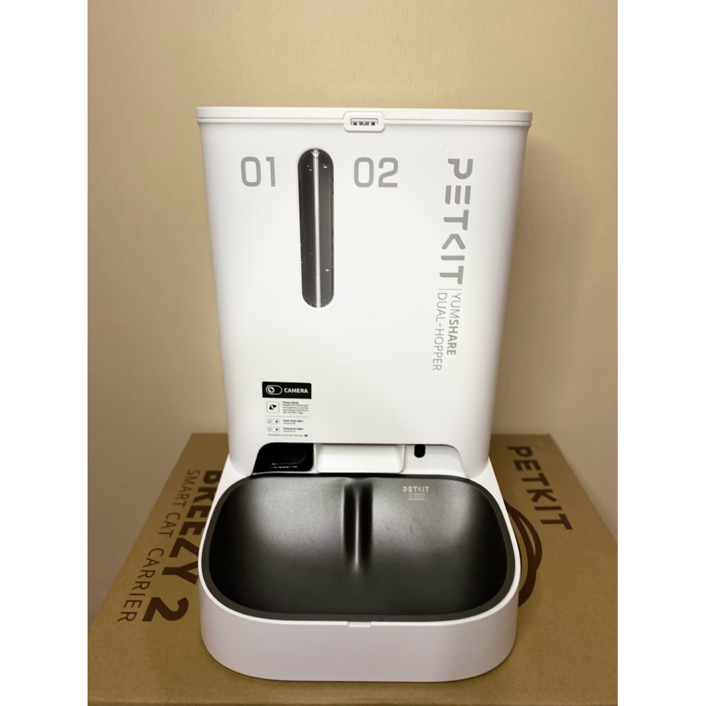 Jual PETKIT YumShare Gemini Dual-hopper with Camera Smart Pet Feeder ...