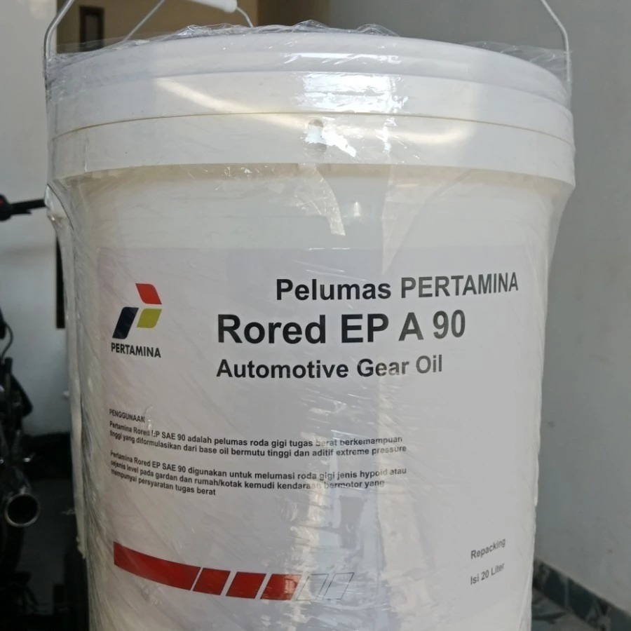 Jual OLI PERTAMINA AUTOMOTIVE GEAR OIL RORED EP - A SAE 90 / 20 LITER ...
