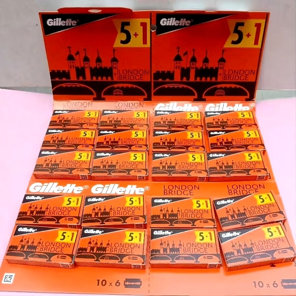 Jual Silet Gillete London Bridge Isi 5+1 | Silet Cukur | Silet Murah ...