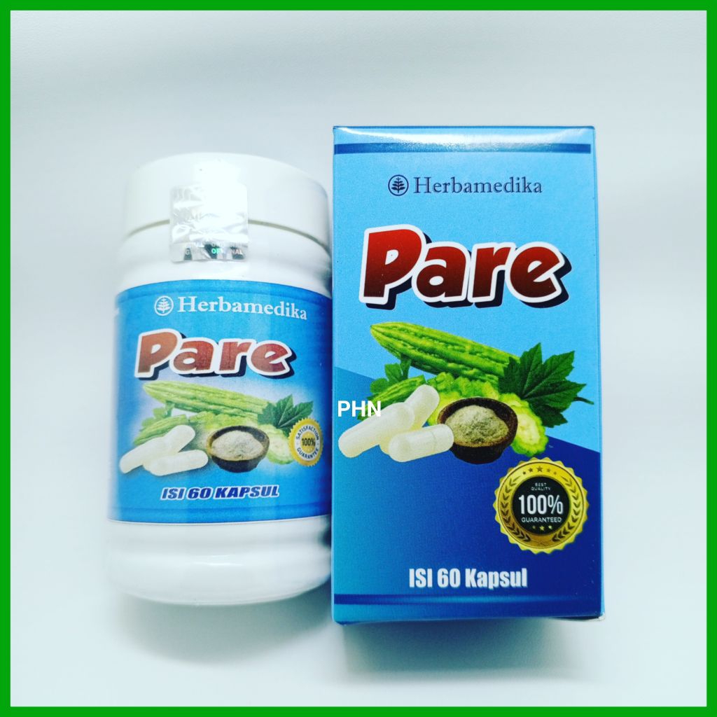 Jual herbal pare herbamedika isi 60 kapsul | Shopee Indonesia