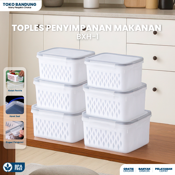 Jual Keranjang Buah Sayur Box Penyimpanan Multifungsi Makanan Snack ...