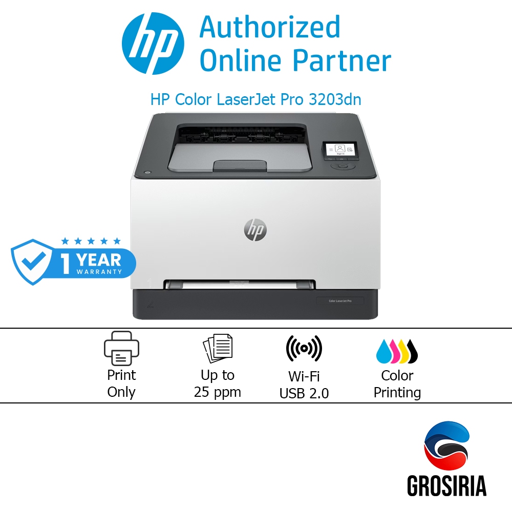 Jual HP Printer Color Laserjet pro 3203dn (8D7L2A) | Shopee Indonesia