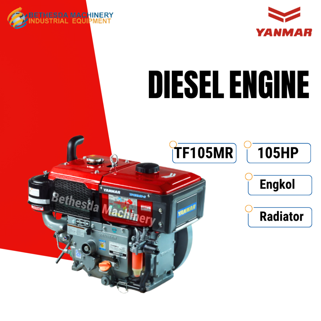Jual Mesin Penggerak Disel 10.5 HP Yanmar TF 105 MR Motor Diesel Radiator | Shopee Indonesia