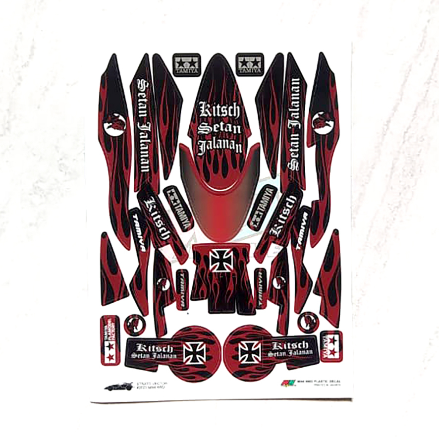 Jual Stiker Strato Vector - Kitsch Setan Jalanan - Body Hitam - Vinnyl ...