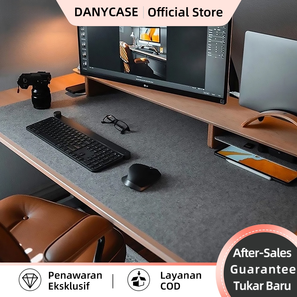 Jual DANYCASE Office Computer Desk Mat Big Mousepad Keyboard Table ...