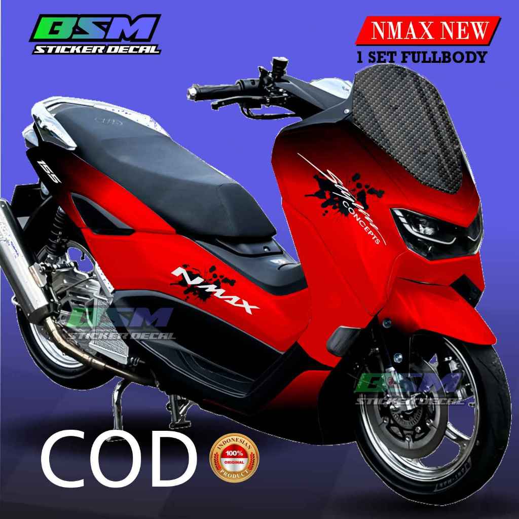 Jual Decal Nmax New Sticker Fullbody Model Design Crt 2 | Shopee Indonesia