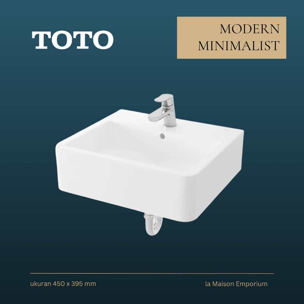 Jual Wastafel TOTO Gantung Kotak / Wall Hung Washtafel Basin Sink Kamar ...