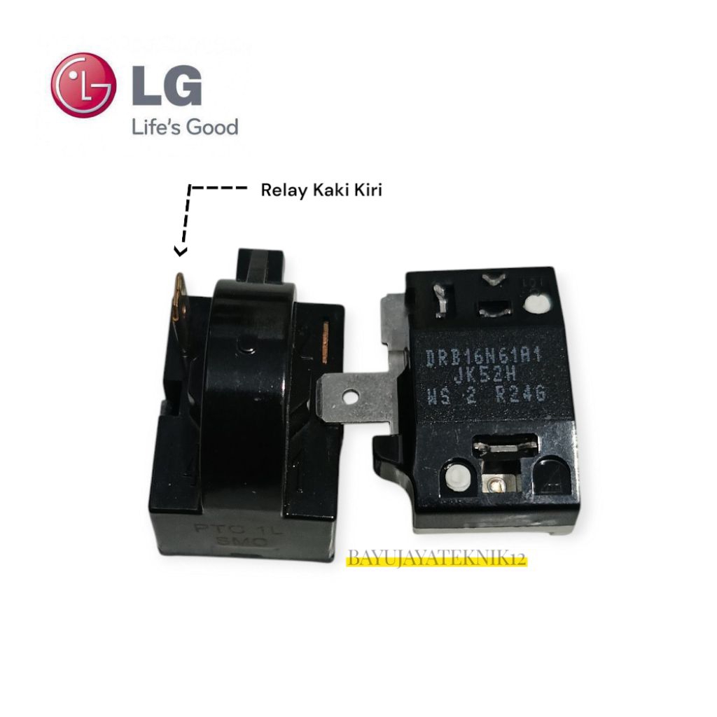 Jual RELAY - Rilay PTC Overload Kulkas 1 Pintu LG | Relay Pin kiri ...